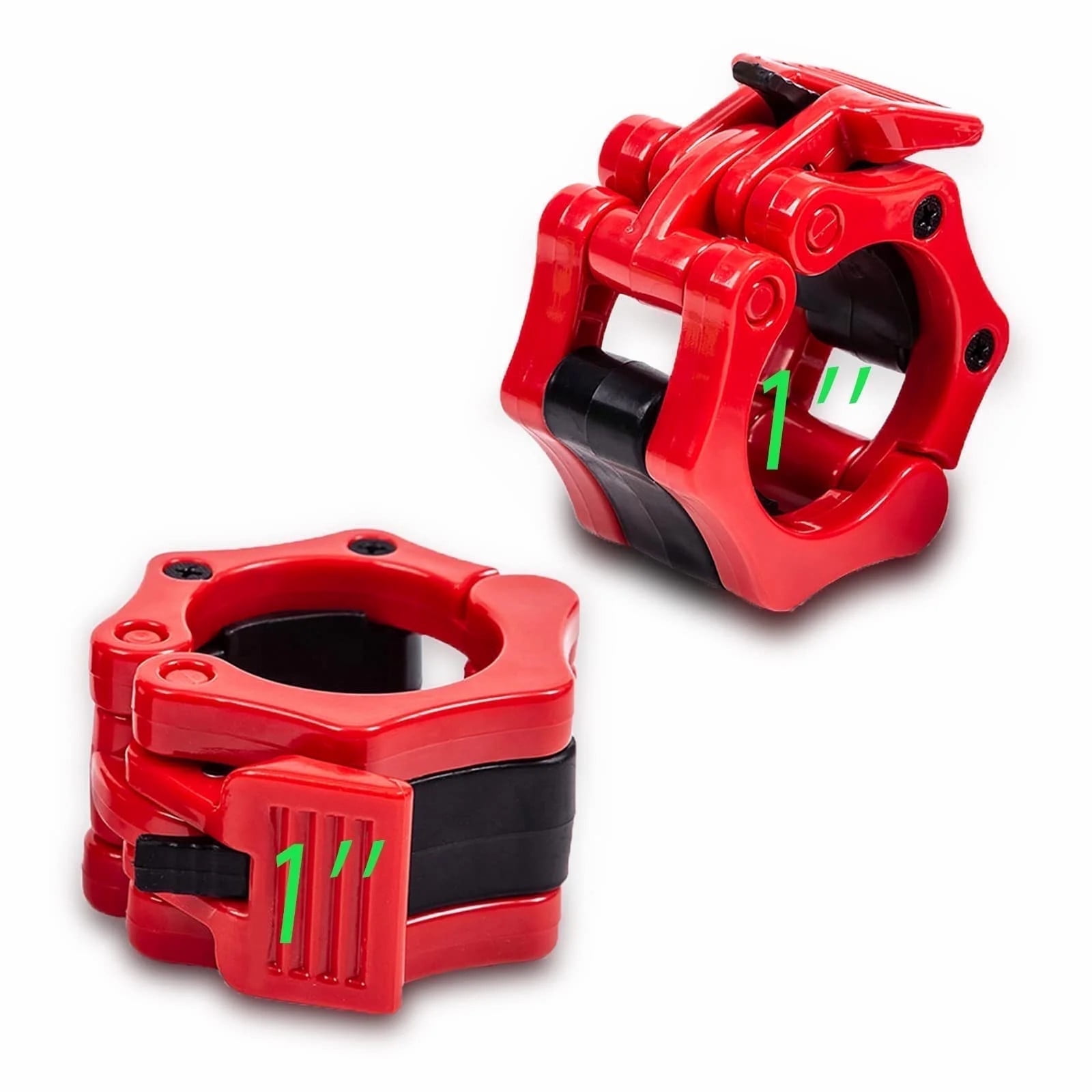 Barbell Clamps Olympic Spinlock Collars Dumbbell Clips Weight Lifting ...