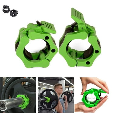 RitFit 2 In. Olympic Barbell Clips, Weight Bar Collars for Gym, ABS ...