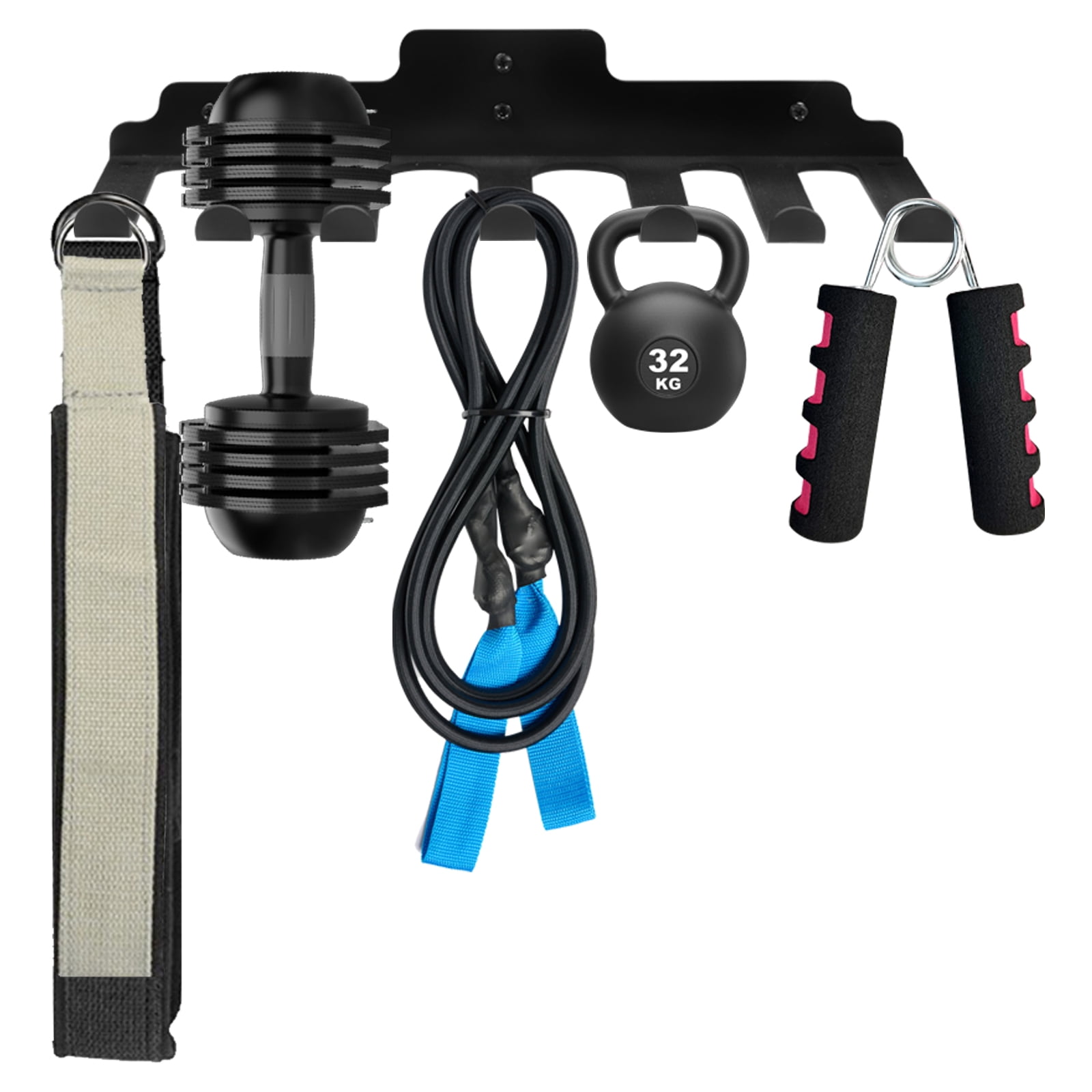 Barbell Hanger Wall Mounted Barbell Holder Space Saving Barbell Storage ...