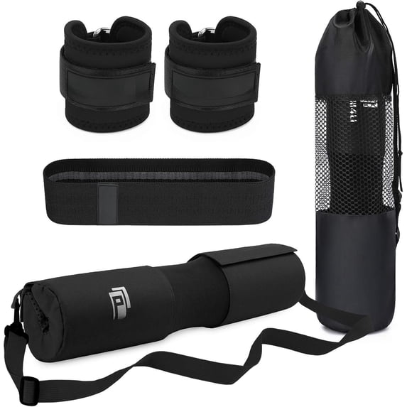 Barbell Pad Set for Squat Thrusts, Upgraded Workout Weight Lifting Bar ...