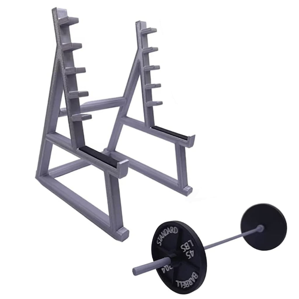 Pen Display Stand Plastic Barbell Pen Holder Squat Rack Eyebrow Pen ...