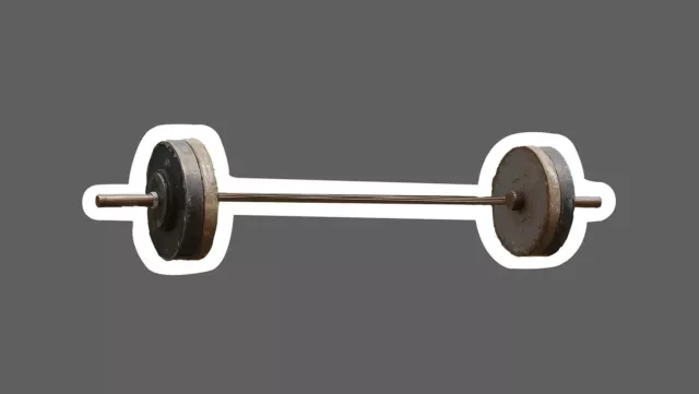 Barbell Sticker Deadlift Squat Waterproof Sticker Phone Decal Water ...