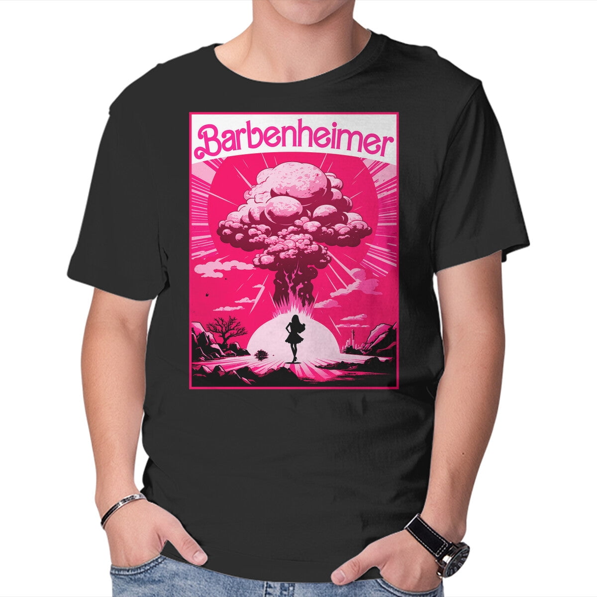 Barbenheimer Explosion Unisex T-Shirt Tee Sweatshirt Hoodie Tank Top ...