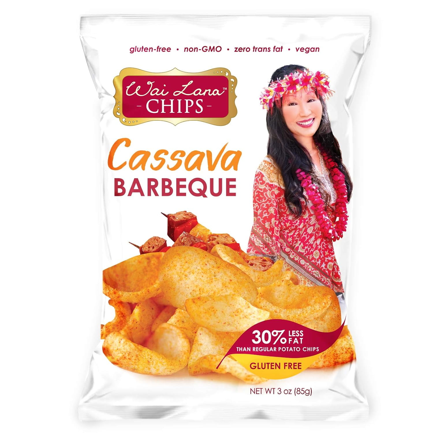 Barbeque Cassava Chips (12 Pack of 3 Ounce Individual Bags) - Gluten ...