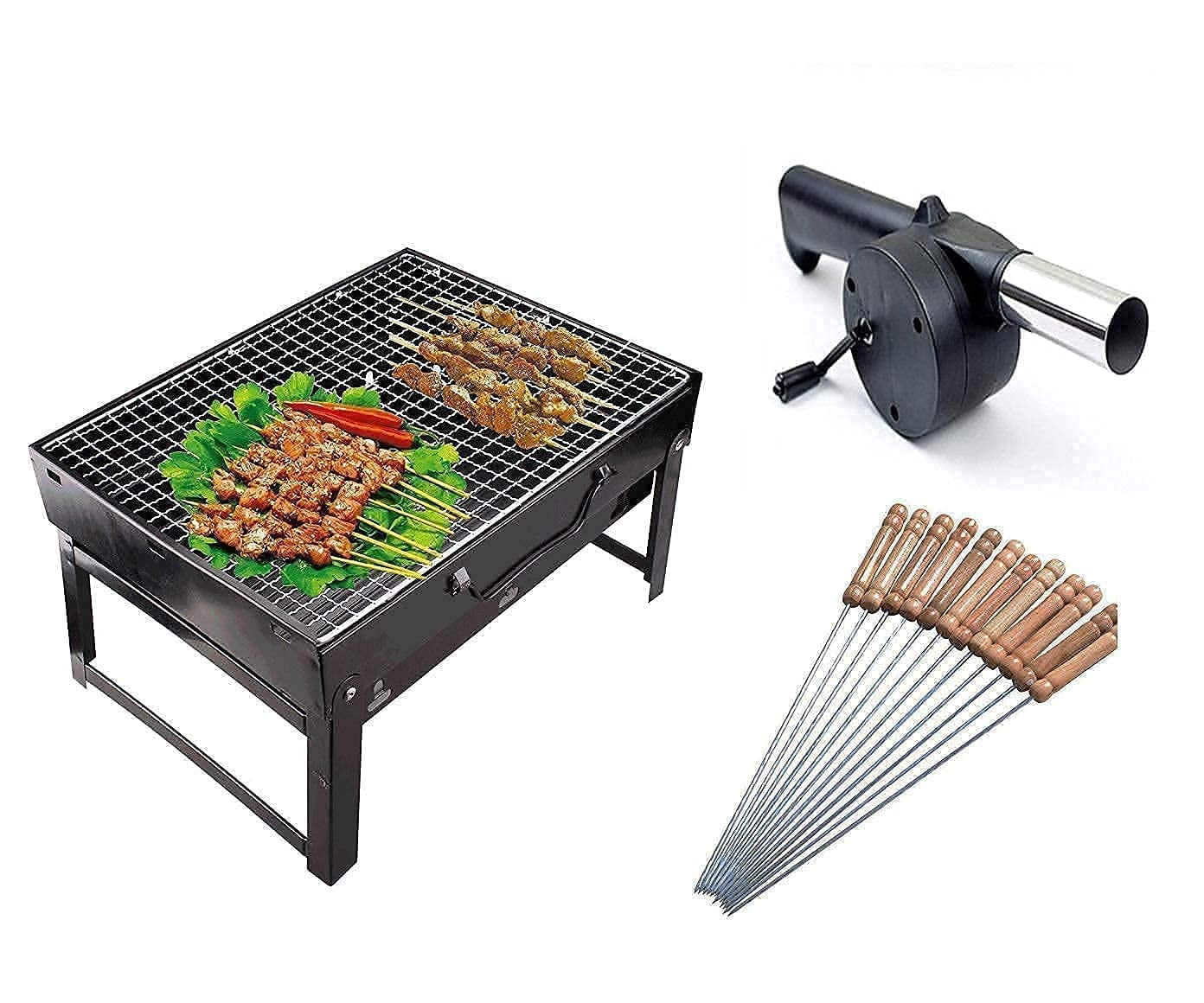 Barbeque - Proxism Folding Portable Outdoor Barbeque Charcoal BBQ Grill ...