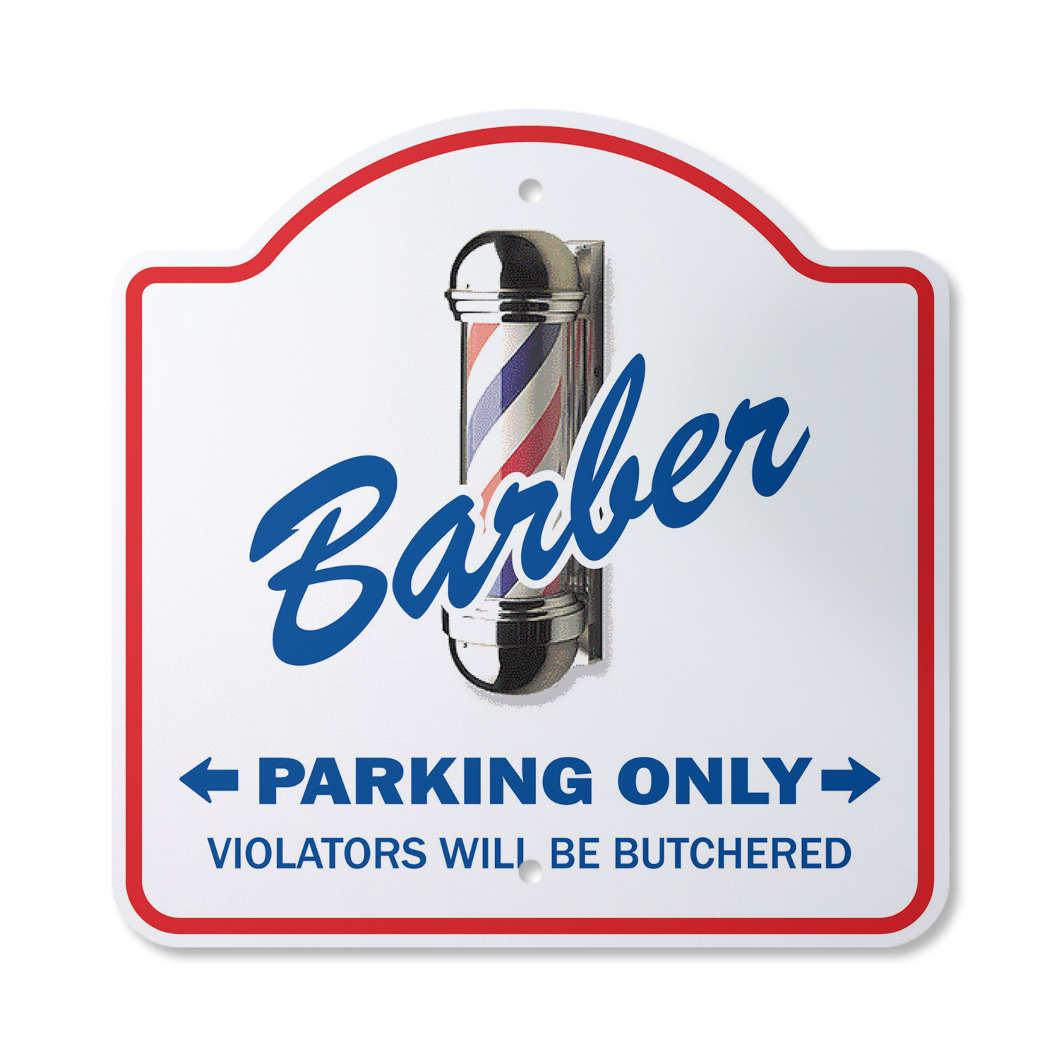 I'm The Barber 10” x 10” Sign | Indoor/Outdoor Plastic | SignMission ...