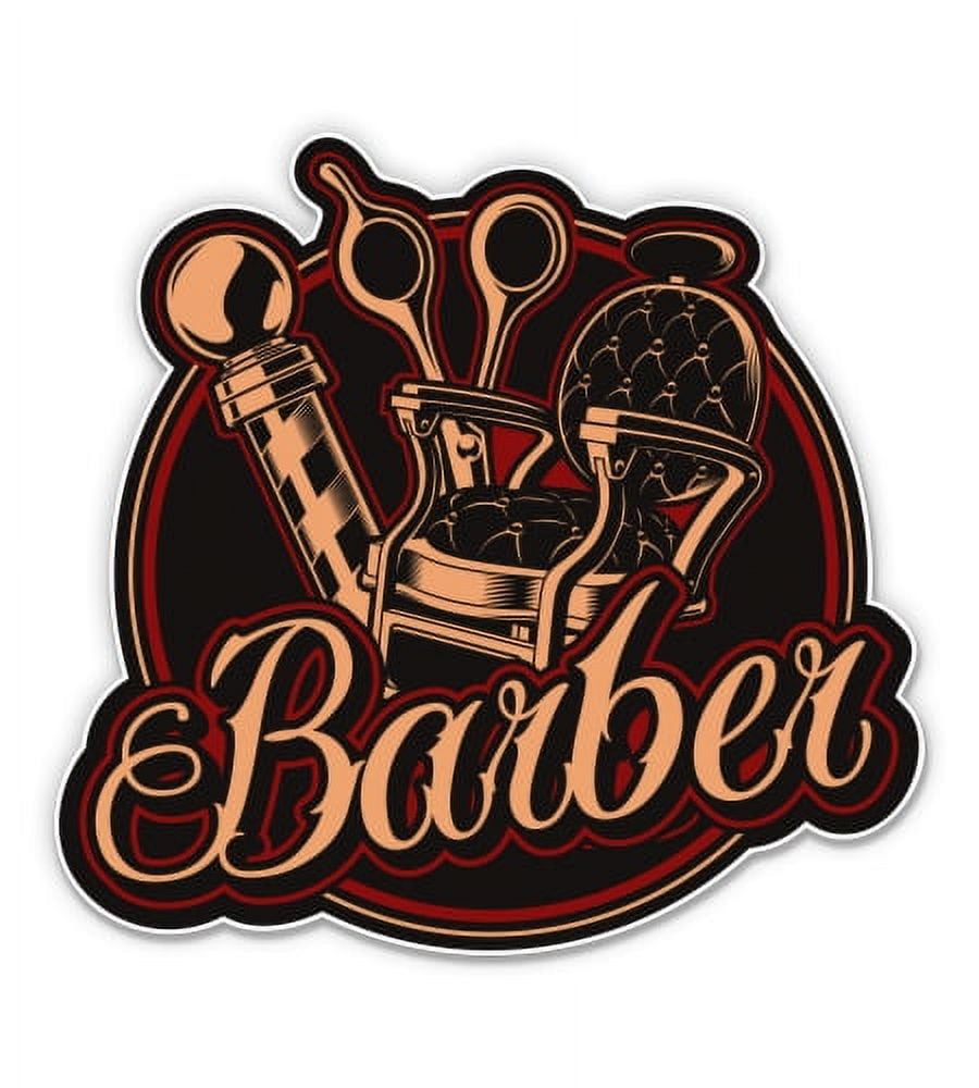 Barber - 12" Vinyl Sticker Waterproof Decal - Walmart.com
