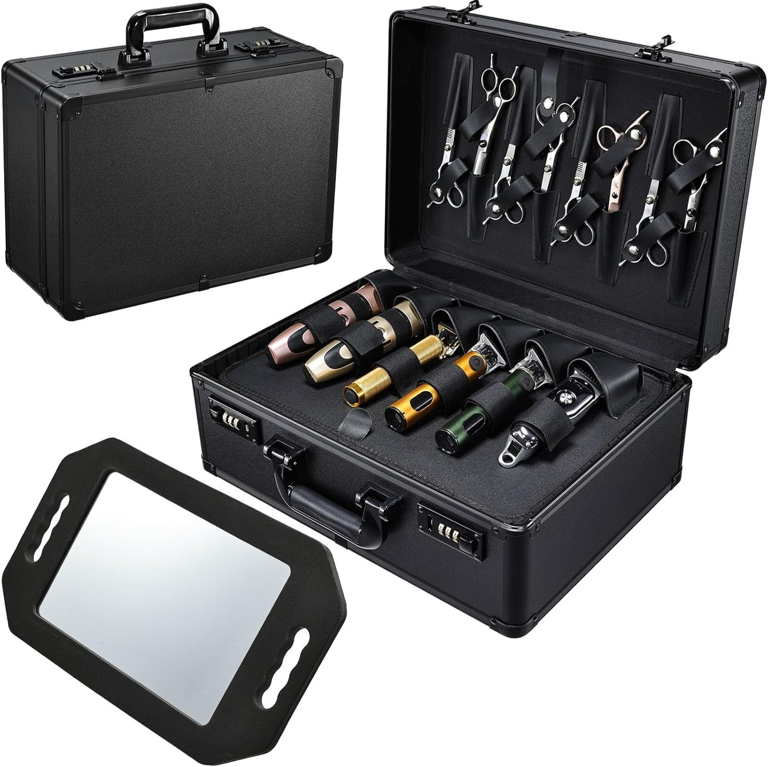 Barber Accessories Case, Profesional Barbers Briefcase Tool Case ...