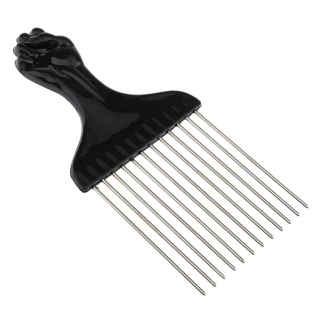 Barber Afro Wide Hair Styling Pick Smooth Hairdressing Comb Brush ...