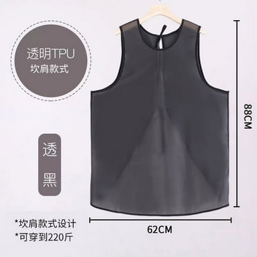 Plastic Apron Waterproof Transparent Apron With Pockets Hair Stylist ...