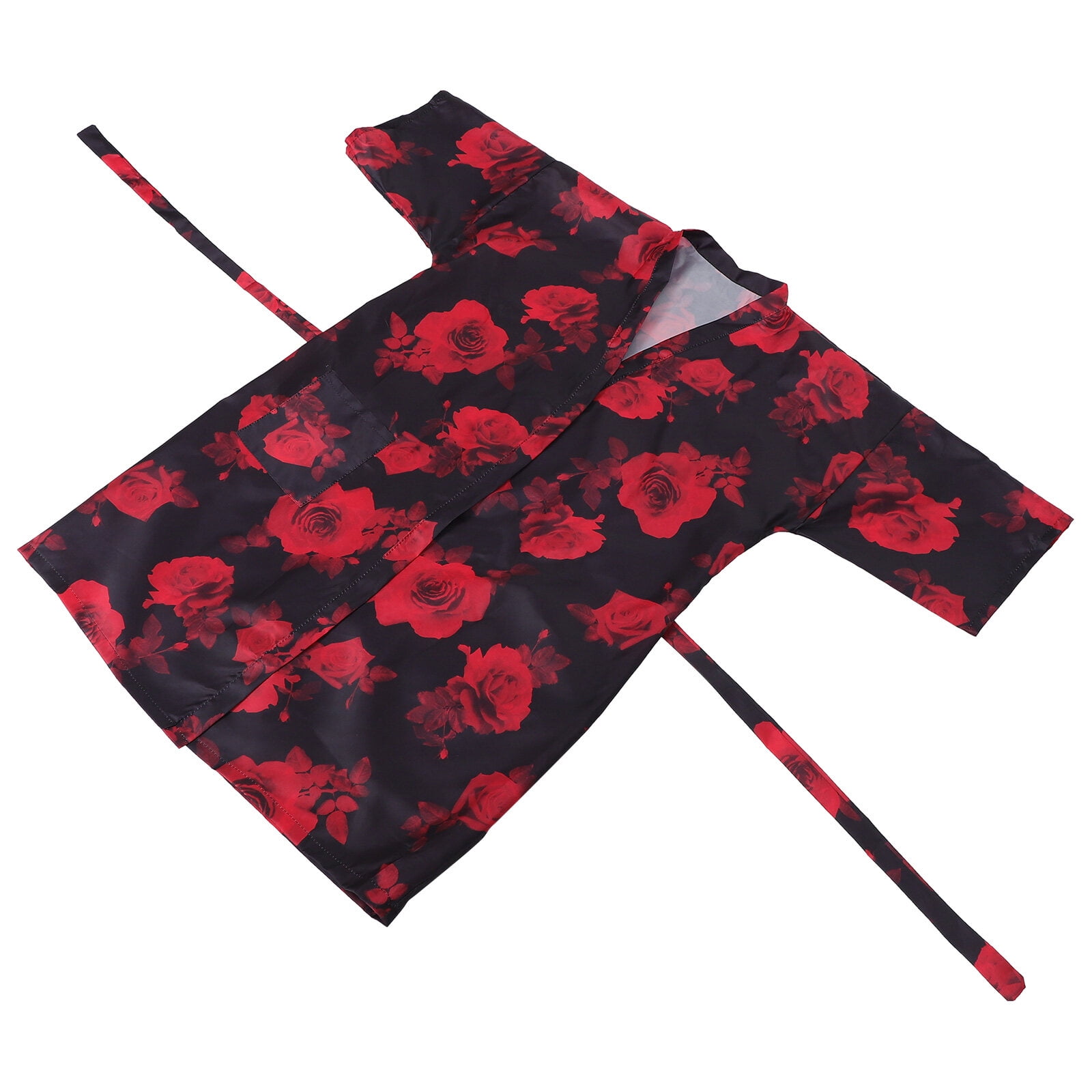 Barber Apron Womens Kimono Robes Women's SPA Salon Gown Multi ...