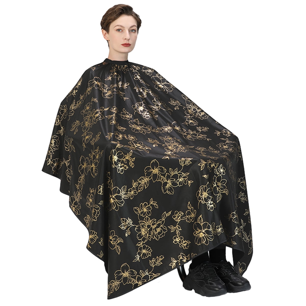 Barber Cape -Waterproof Large Hair Cutting Cape-Salon Styling adults Self Haircut Apron,Hair ...