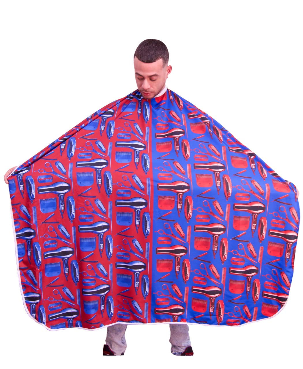 Barber Capes Hair Cutting Capes King Midas Moses Edition (Red, Blue ...