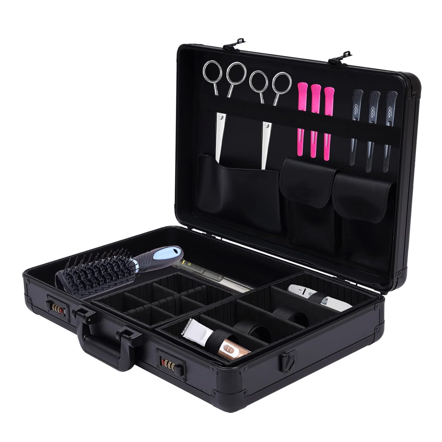 Barber Carrying Case Barber Case, Stylist Tool Box Professional Salon ...