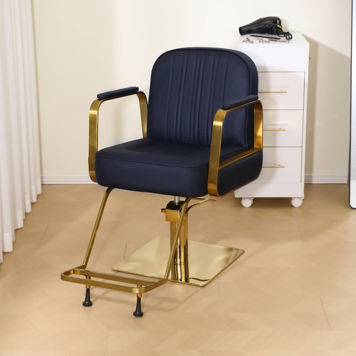 Barber Chair, Hair Salon Chair,Styling Chair, 360° Swivel Height ...