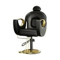 Barber Chair for Hair Stylist, Heavy Duty Reclining Salon Chair with ...
