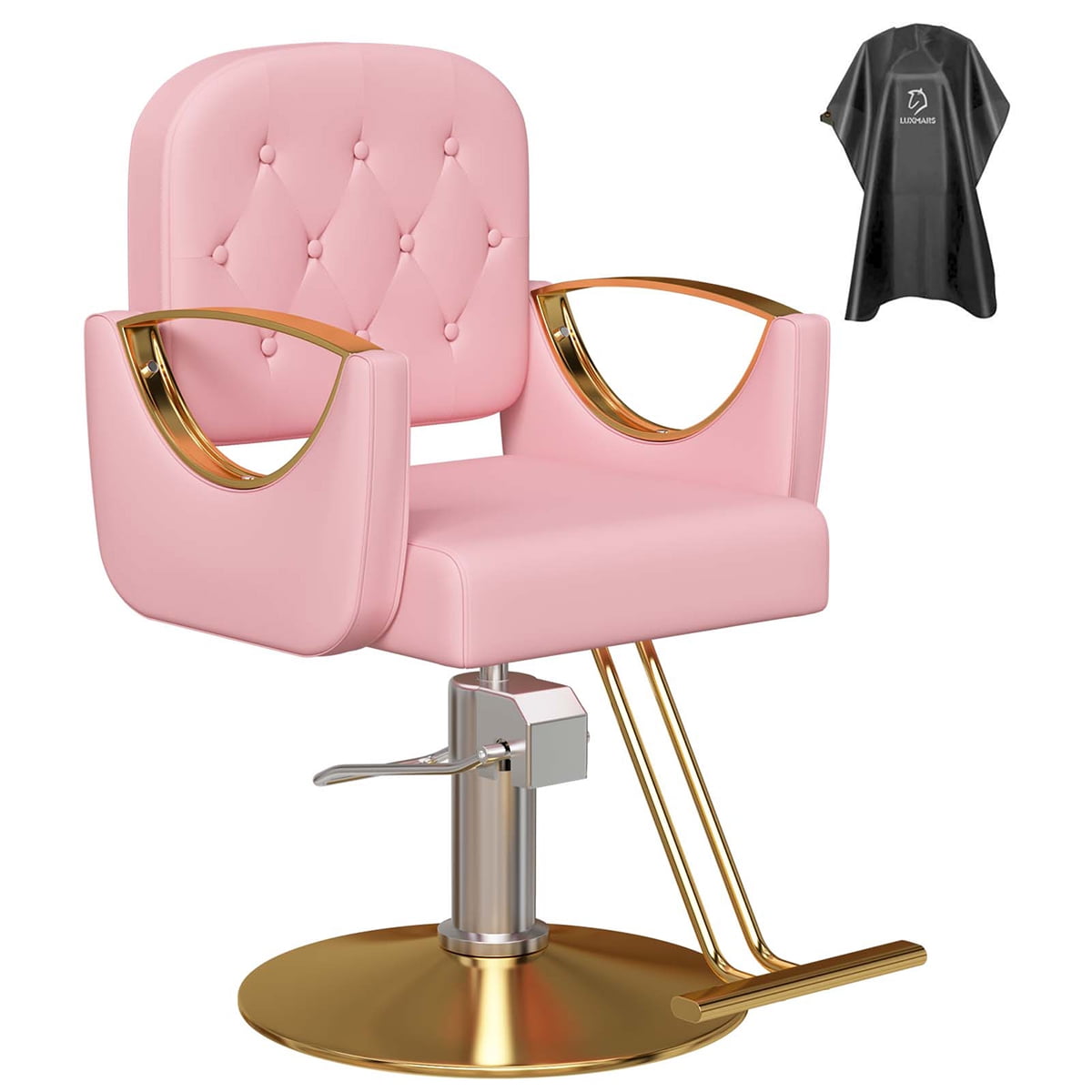 Barber Chair Salon Chair 360 Degrees Rolling Swivel Barber Chairs ...