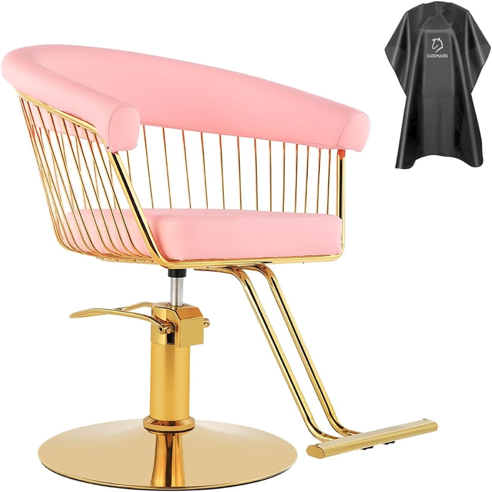 Barber Chair Salon Chair 360 Degrees Rolling Swivel Barber Chairs ...