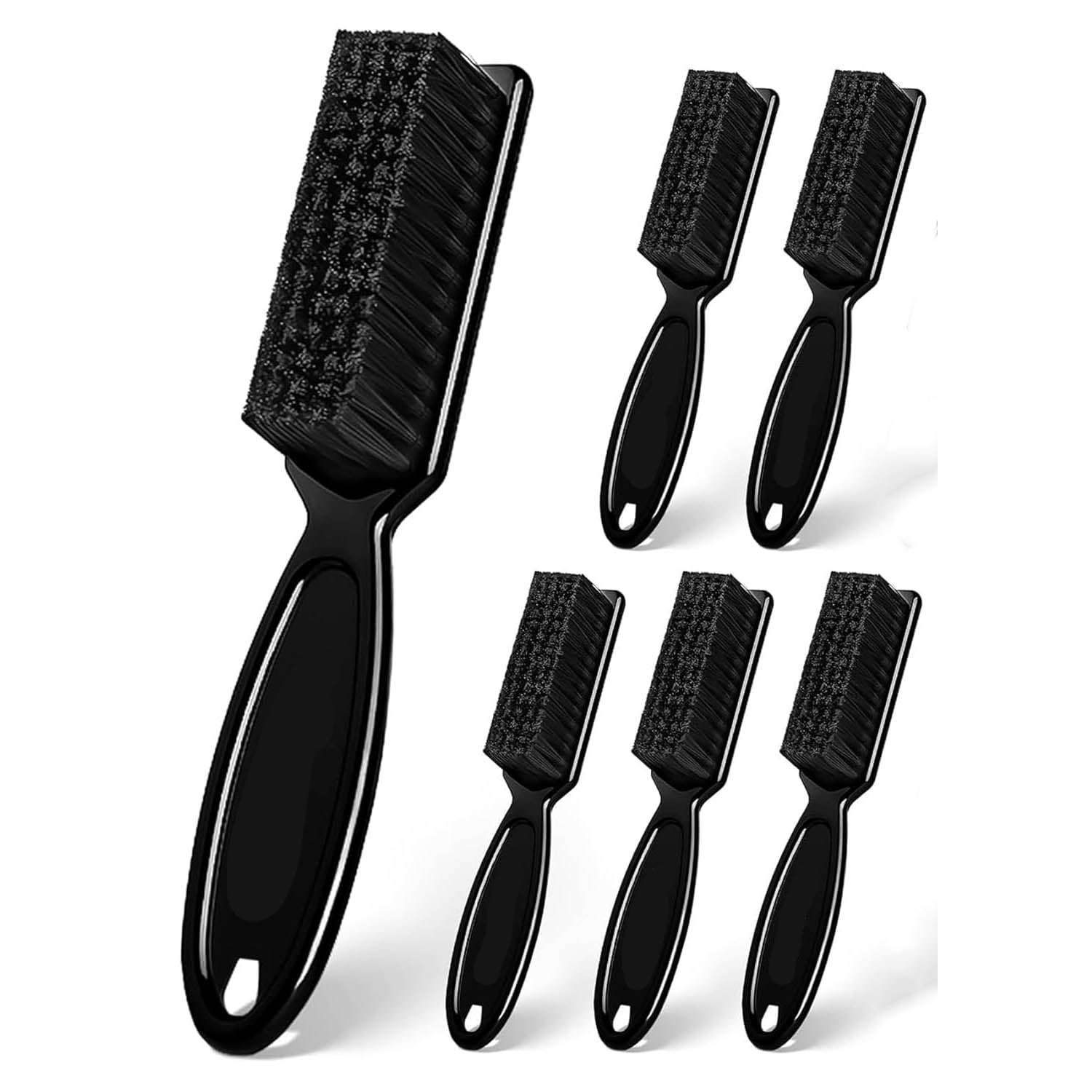Barber Clipper Brushes, Plastic Handle Nylon Bristles Cleaning Brush ...