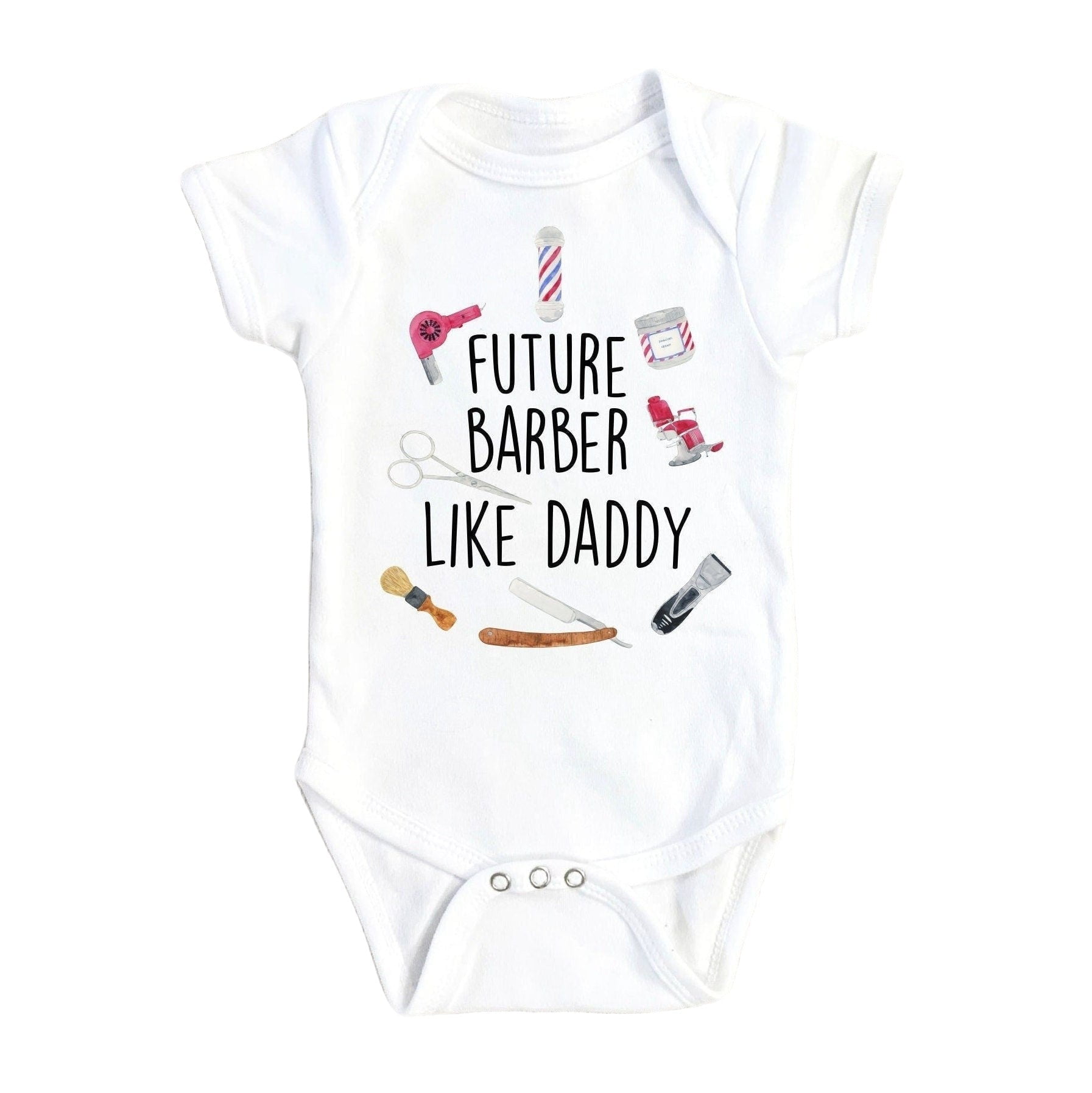 Barber Future - Baby Boy Girl Clothes Infant Bodysuit Funny Cute Newborn - Walmart.com