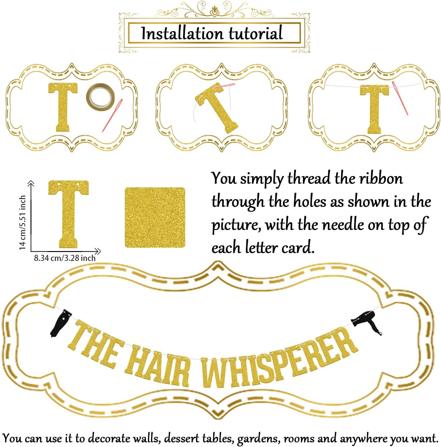 Barber Graduation Banner, The Hair Whisperer Banner, Congrats Barber ...