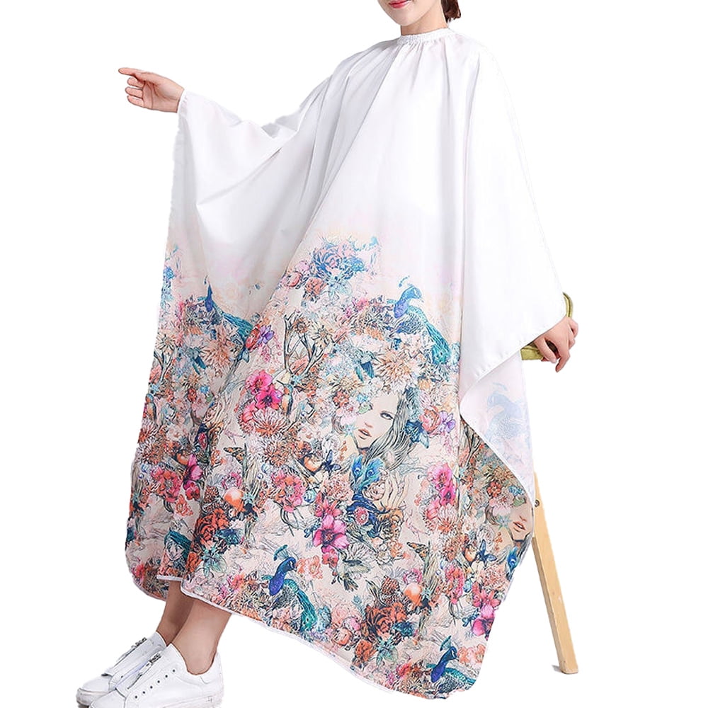 Barber Hair Cutting Cape, Professional Salon Hairdressing Gown with ...
