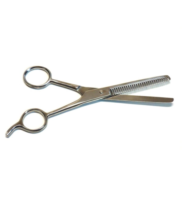 Barber Hair Cutting Thinning Scissors Single Teeth Sided - Walmart.com