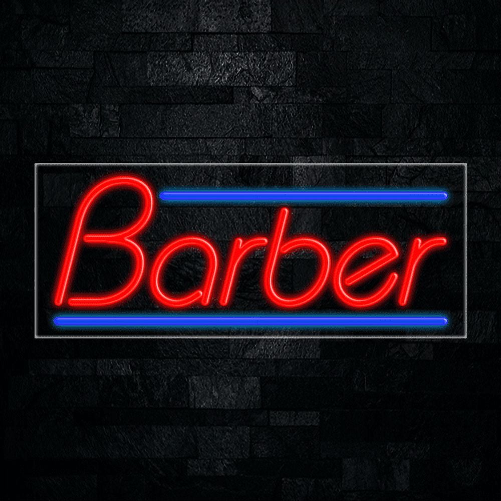 Barber-LED Neon Sign 30"L x 12"H #30382 - Walmart.com