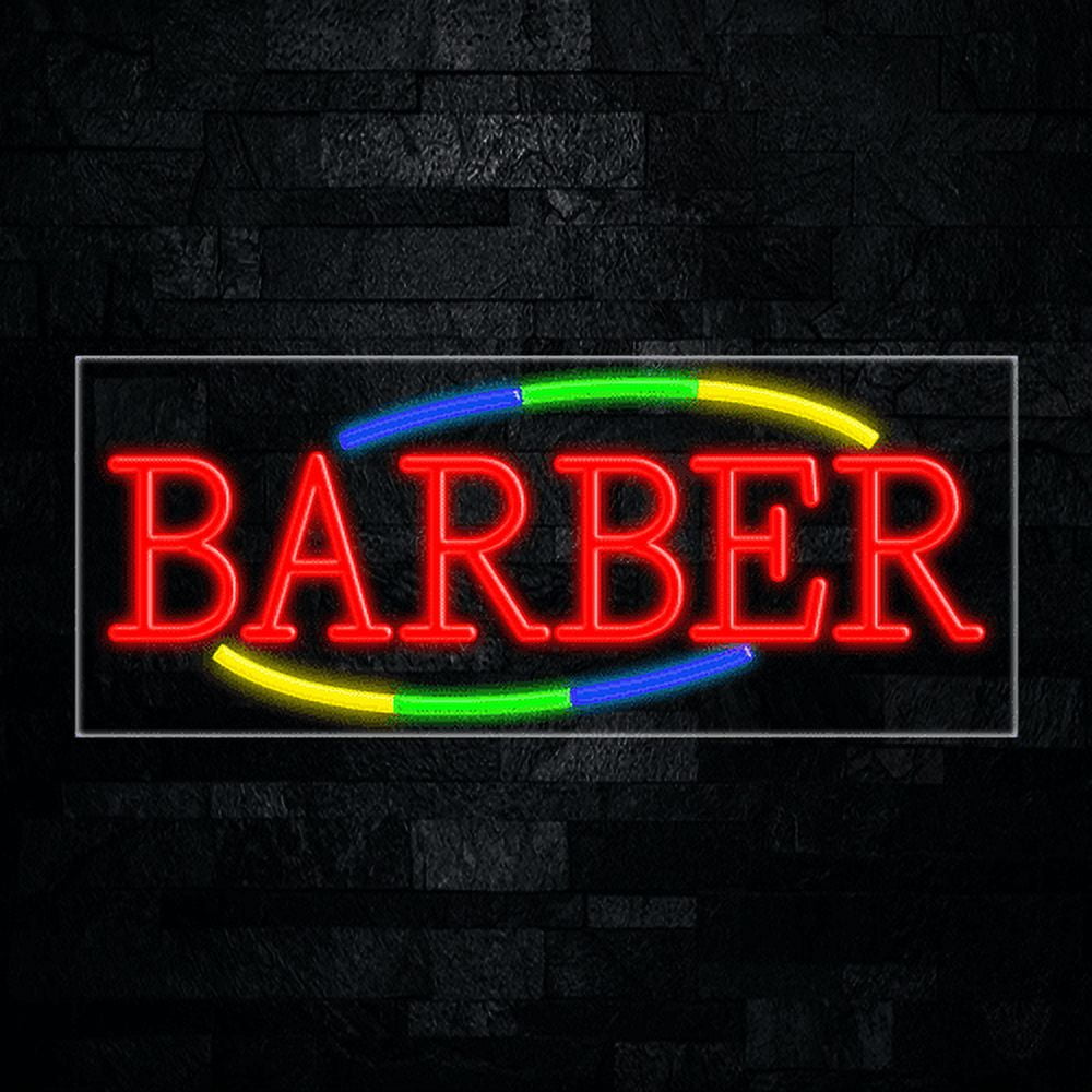 Barber-LED Neon Sign 30"L x 12"H #30739 - Walmart.com