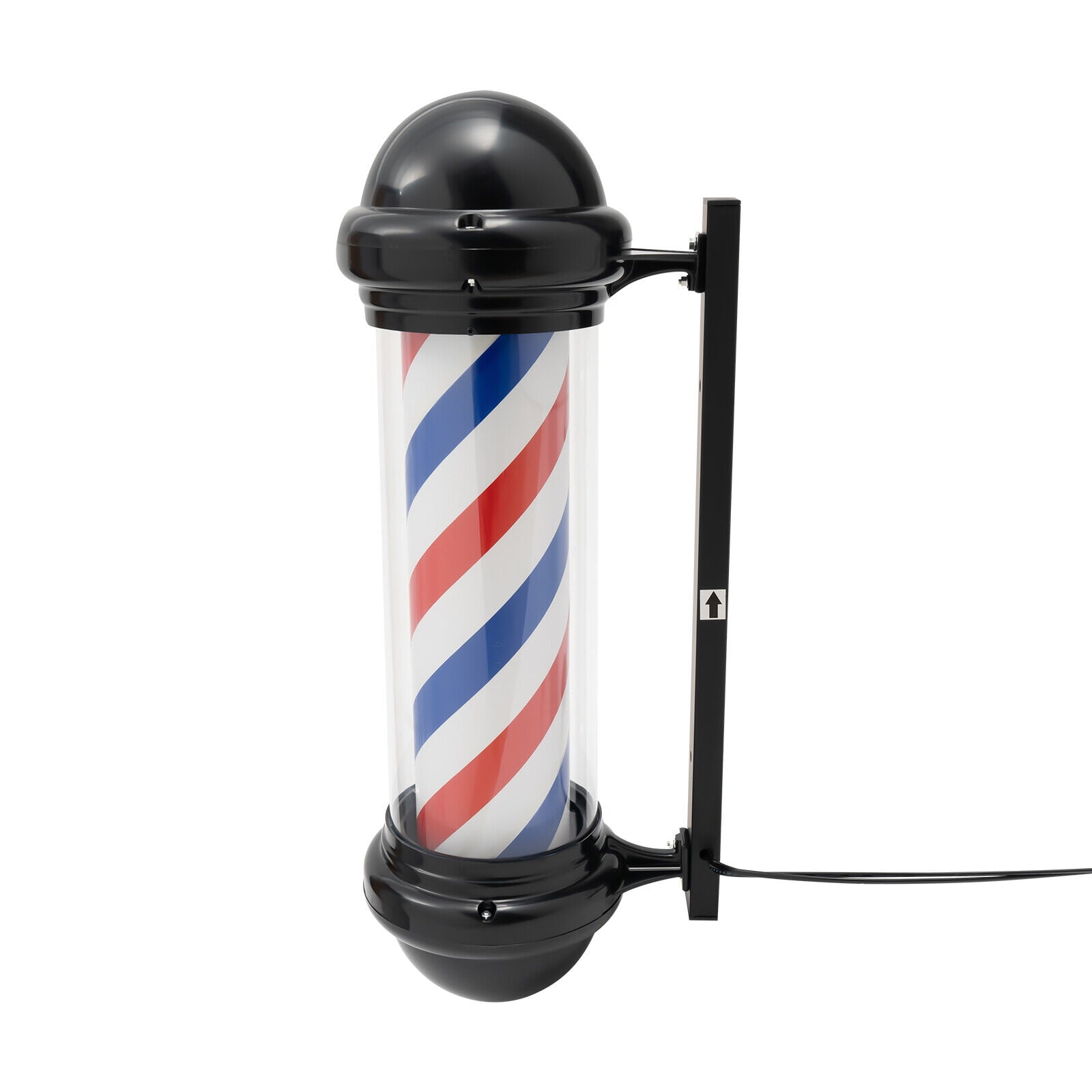 Barber Pole LED Light, Waterproof Hair Salon Open Sign Lamp Plastic And ...
