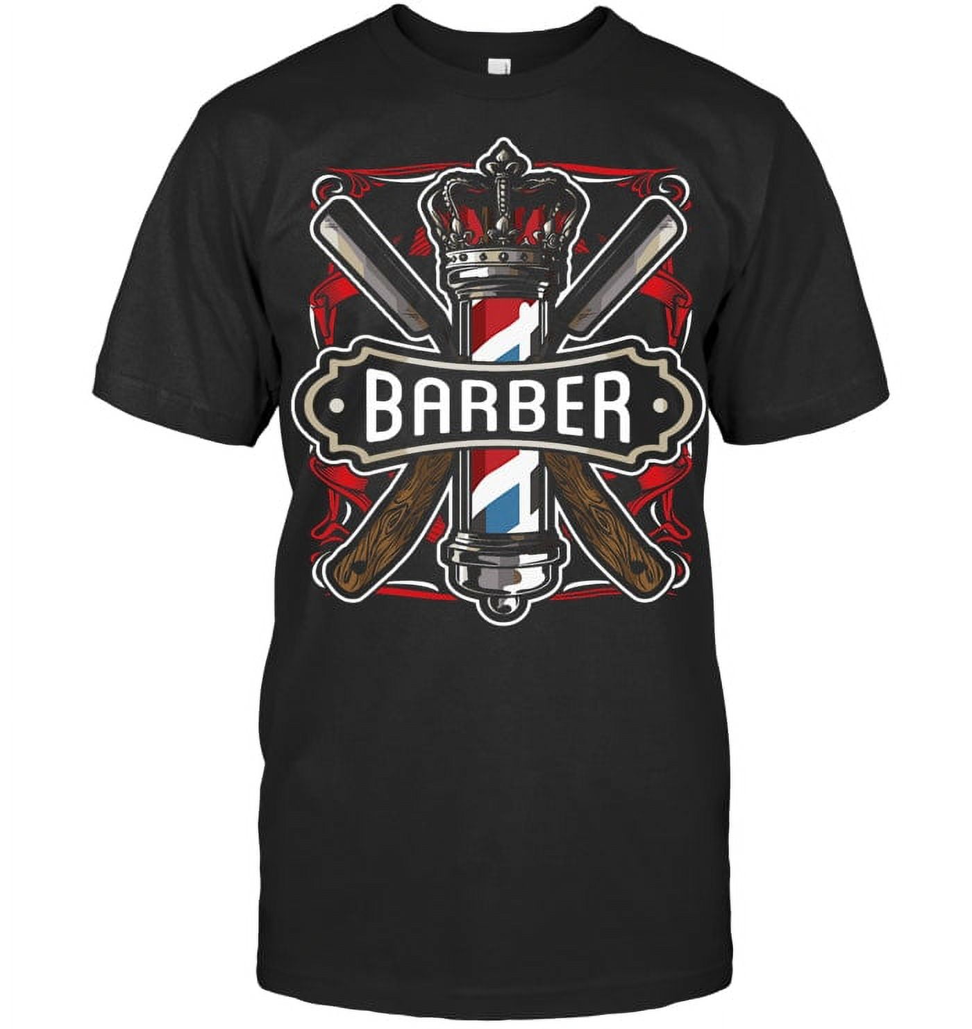 Barber Pole Vintage Cool Outfit Hairdresser Razors Gift Hairdresser T ...
