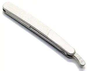 Barber Razors Straight Edge Folding Handle White with Blade - Walmart.com