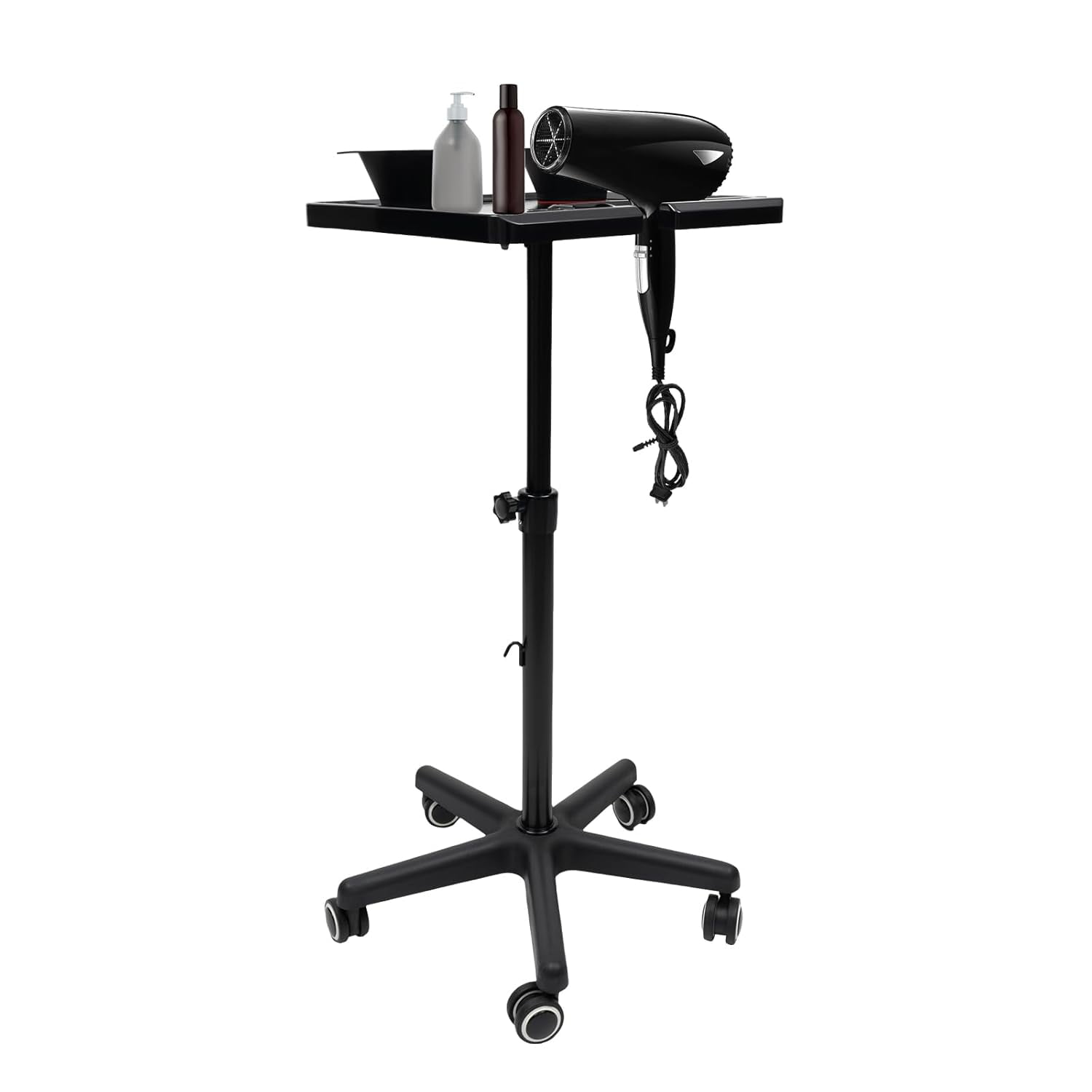 Barber Rolling Tray Cart, Rolling Stainless Steel Tray Cart Height ...