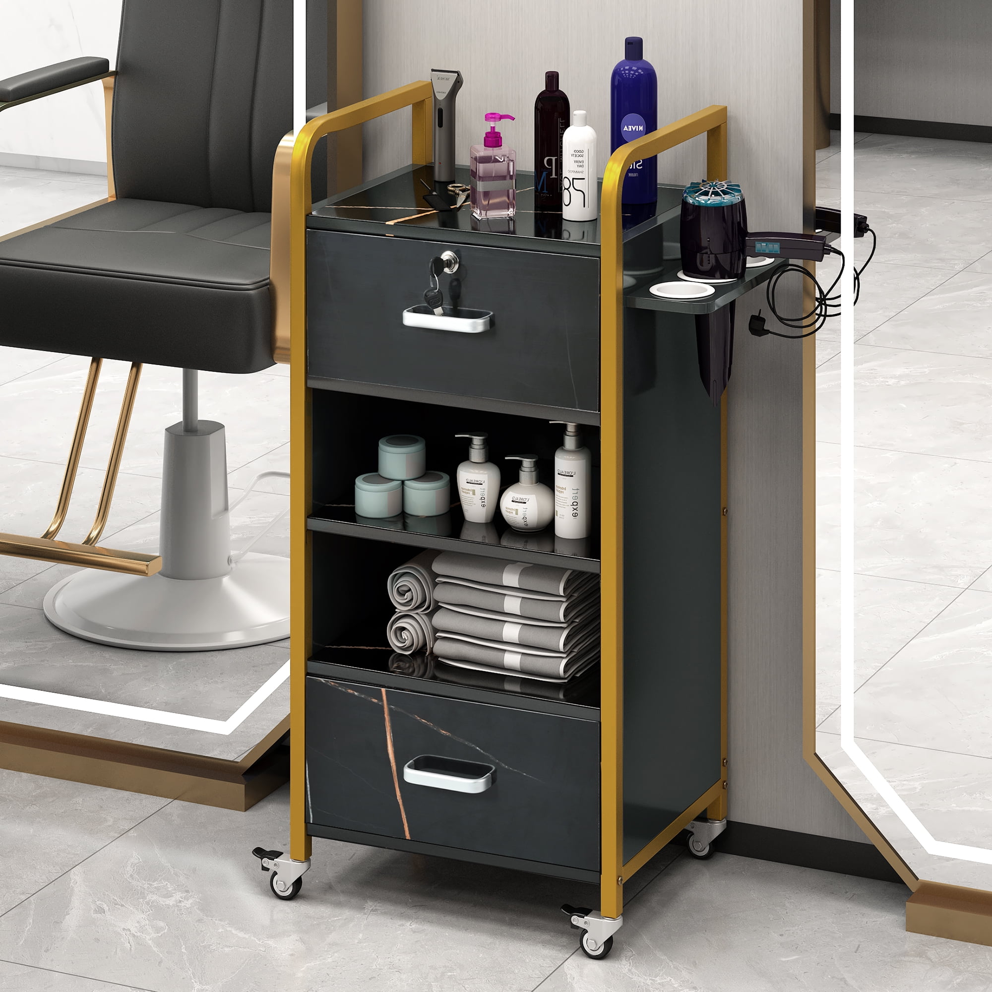 Barber Salon Station Dresser Salon Station Beauty Spa Equipment Barber ...