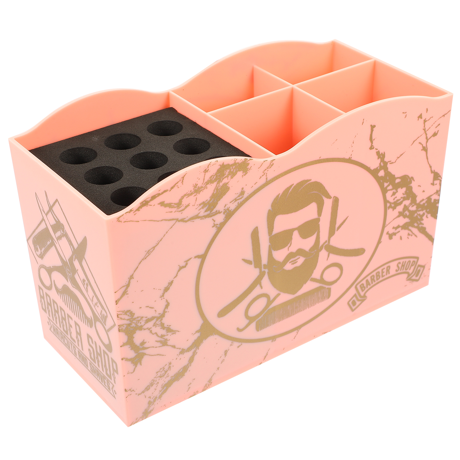 Barber Scissor Stand Hair Scissors Holder Tools Storage Container Shop ...