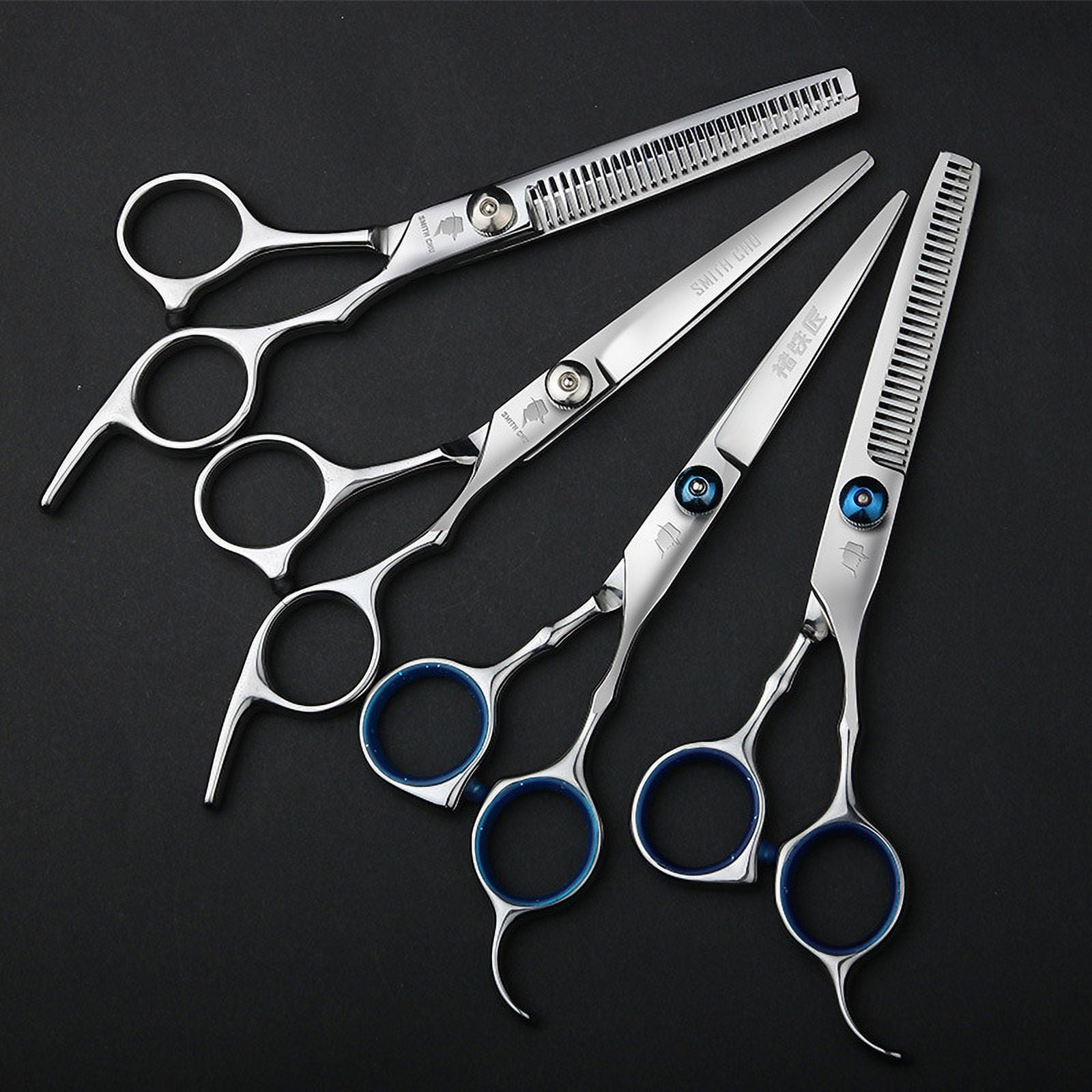 Barber Scissors Set Children's Hairdressing Scissors Flat Cut Tooth Cut ...