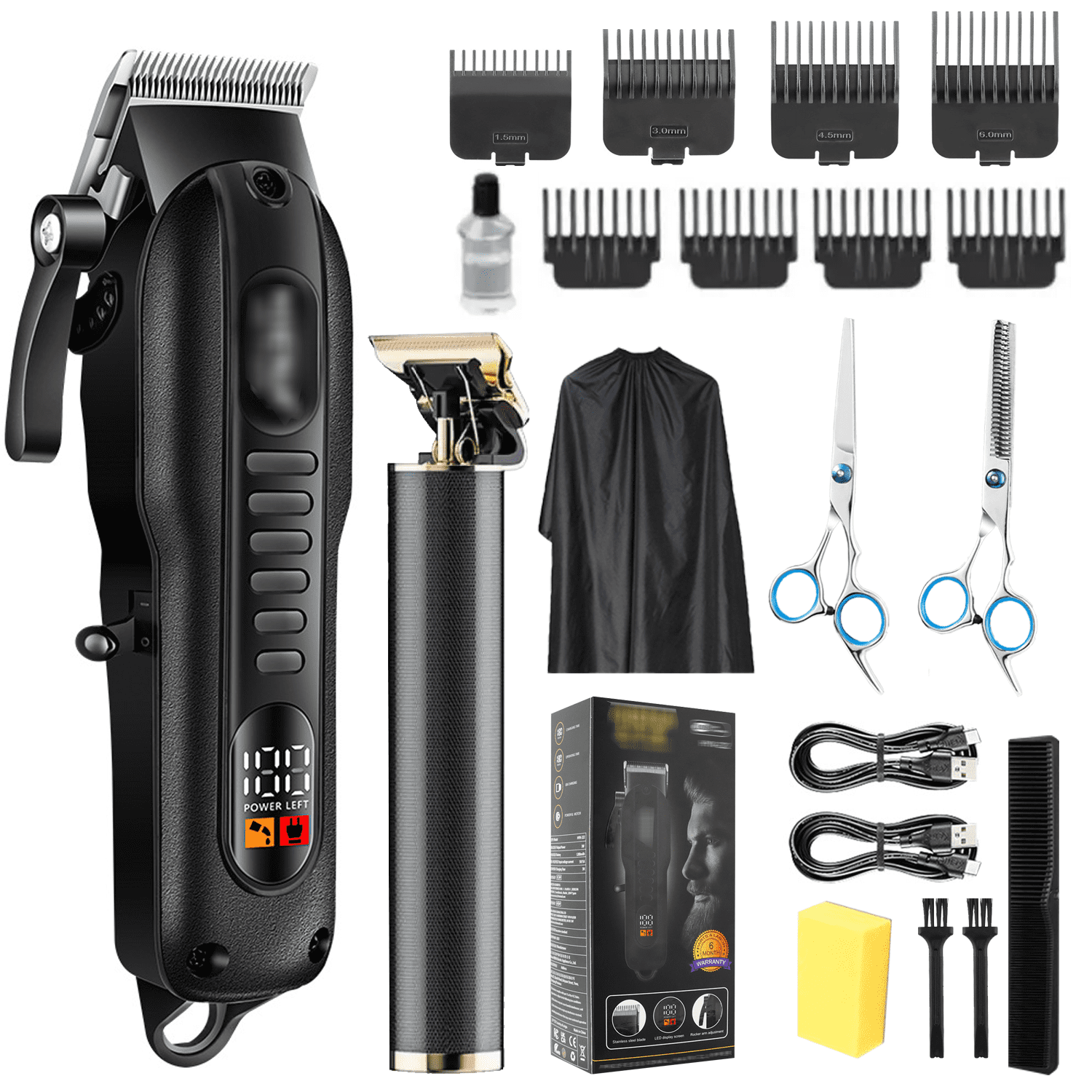 Barber Set For Men Professional Kit,Barber Kit For Beginners ...