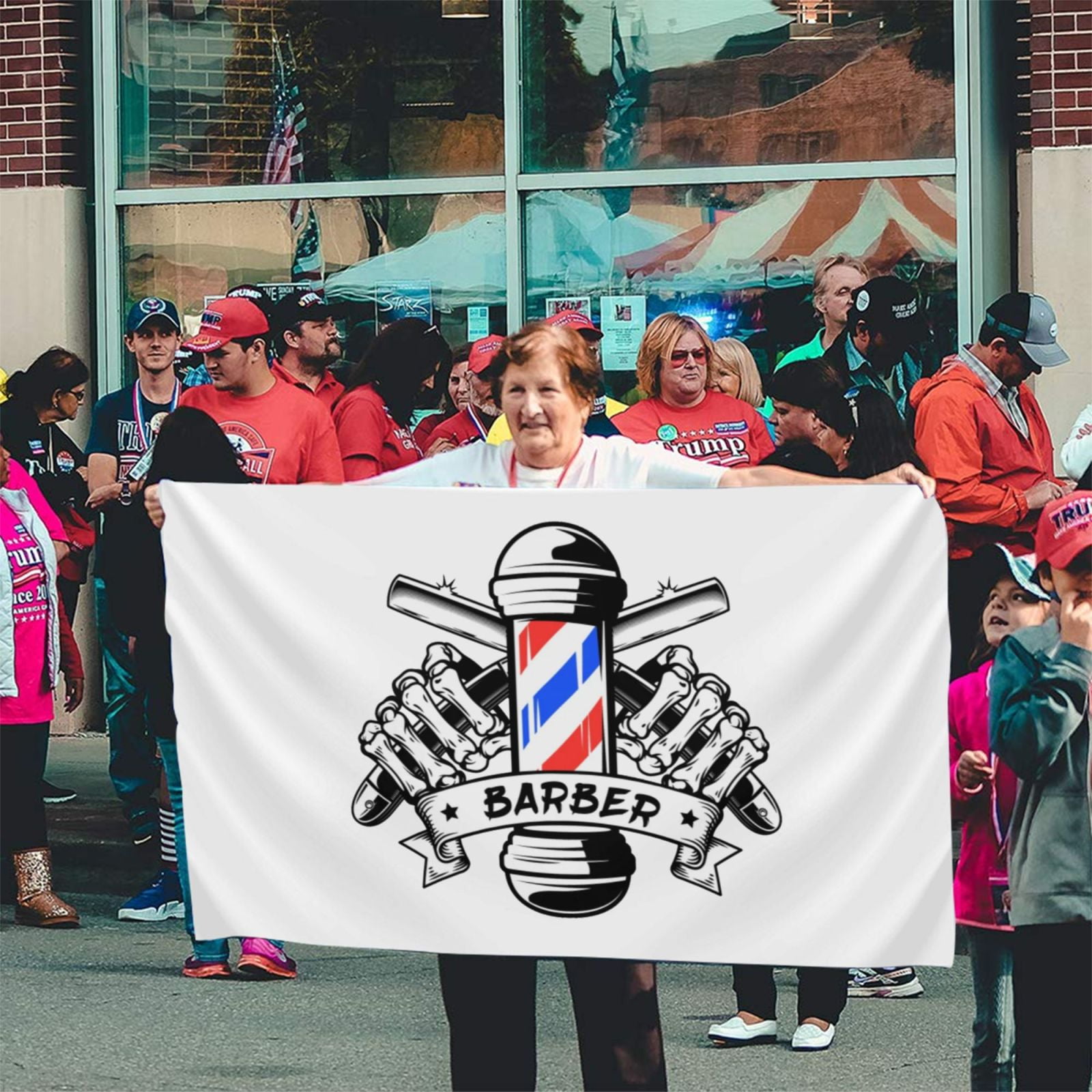 Barber Shop 3 X 5 Foot Outdoor Decorative Flag,Garden Flag,Outdoor ...