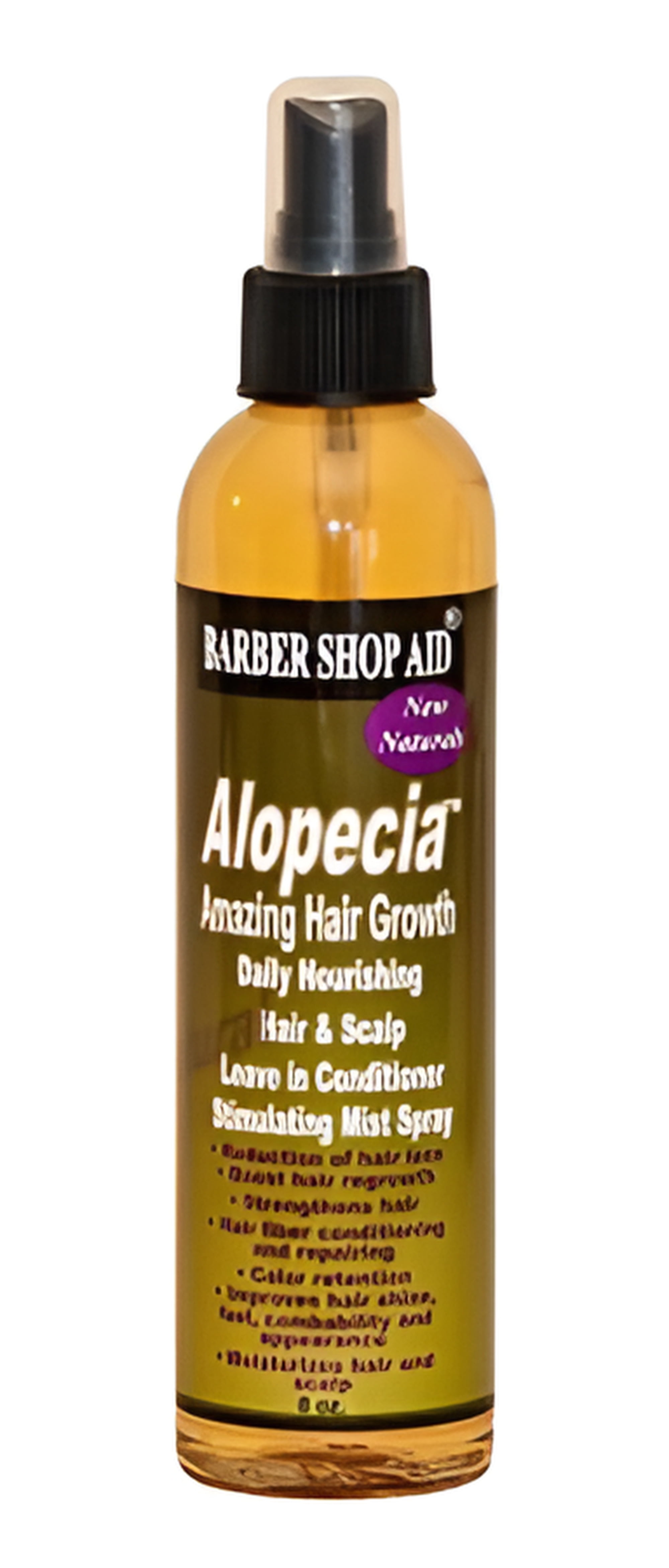 Barber Shop Aid Alopecia Mist Leave in Conditioner 8 oz - Walmart.com