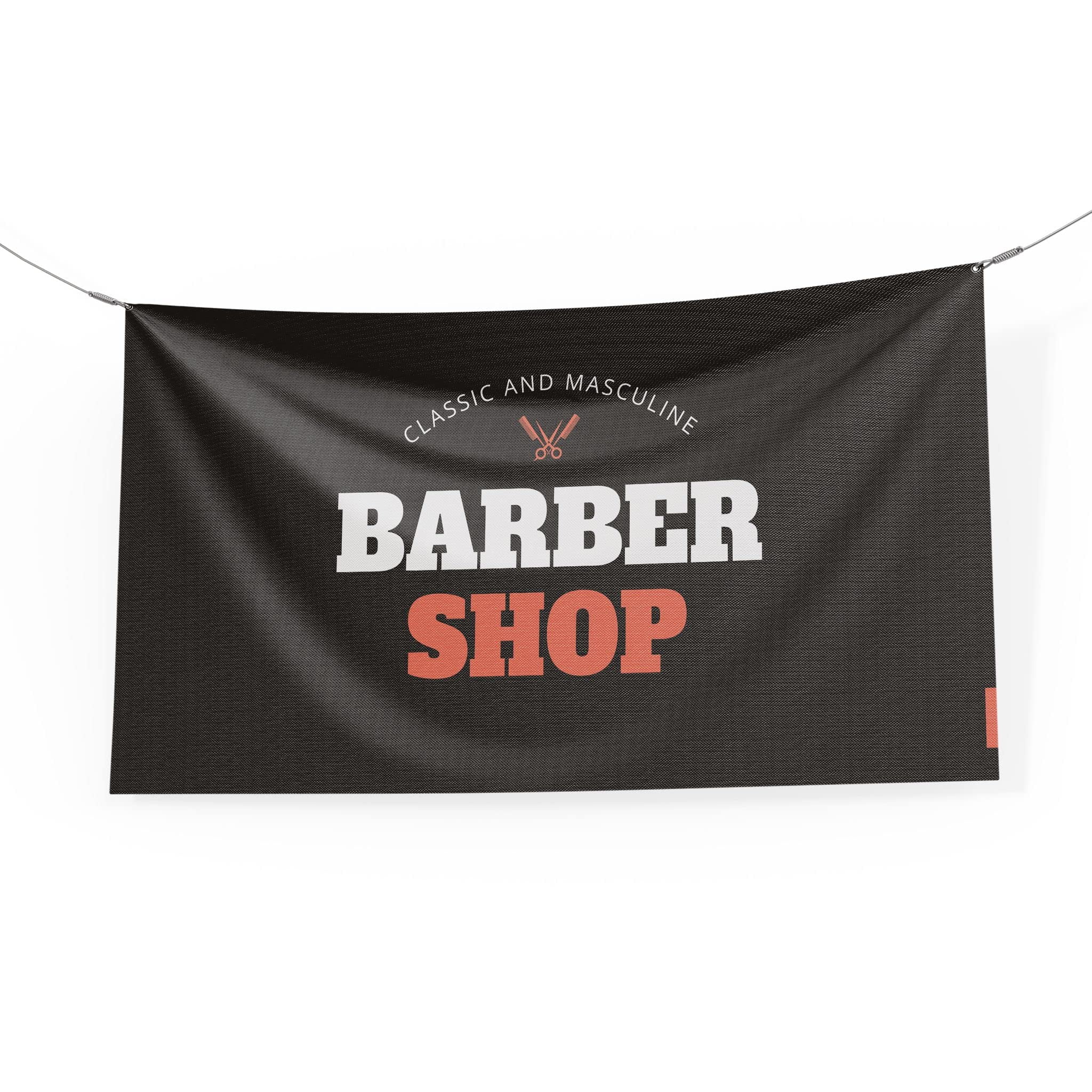 Barber Shop Banner Large (5Feetx2.5Feet) By Dreamcontroller | Wall ...
