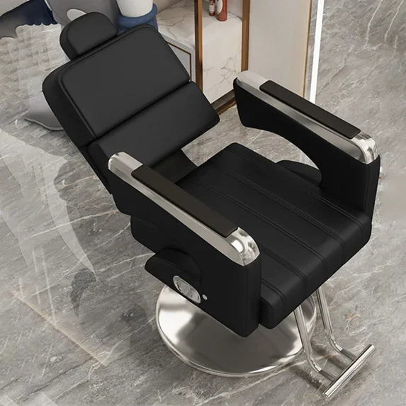 Barber Shop Barber Chair, 360° Rotatable, Hydraulic Lift Chairs, New ...