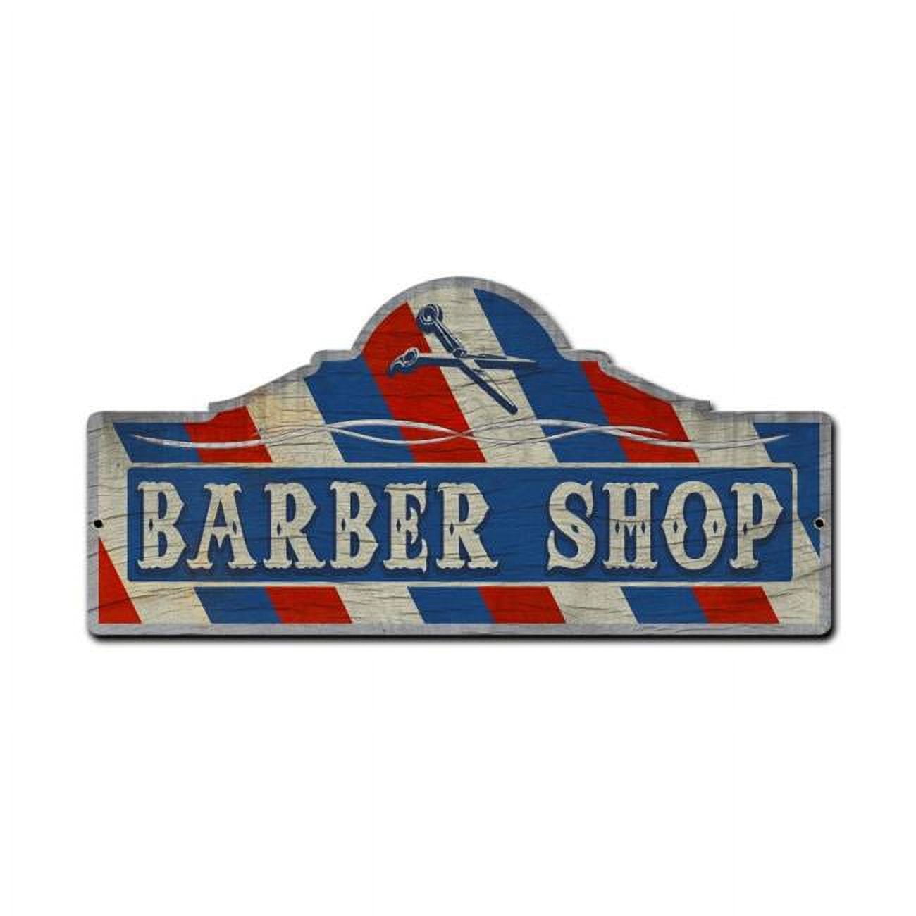 Barber Shop Custom Metal Shape Sign - Walmart.com