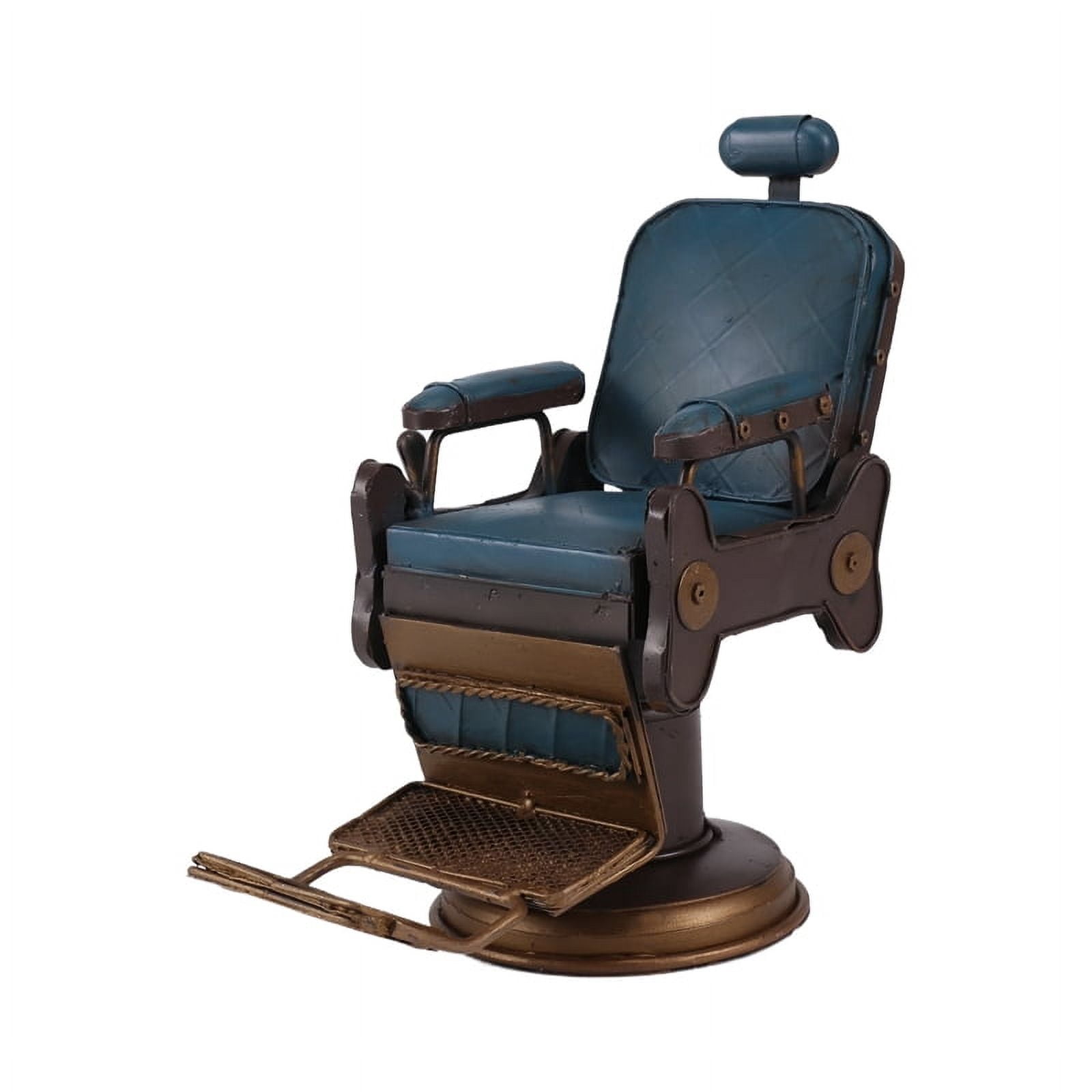 Barber Shop Display for Collectors and Hobbyists Vintage Blue and Brown ...