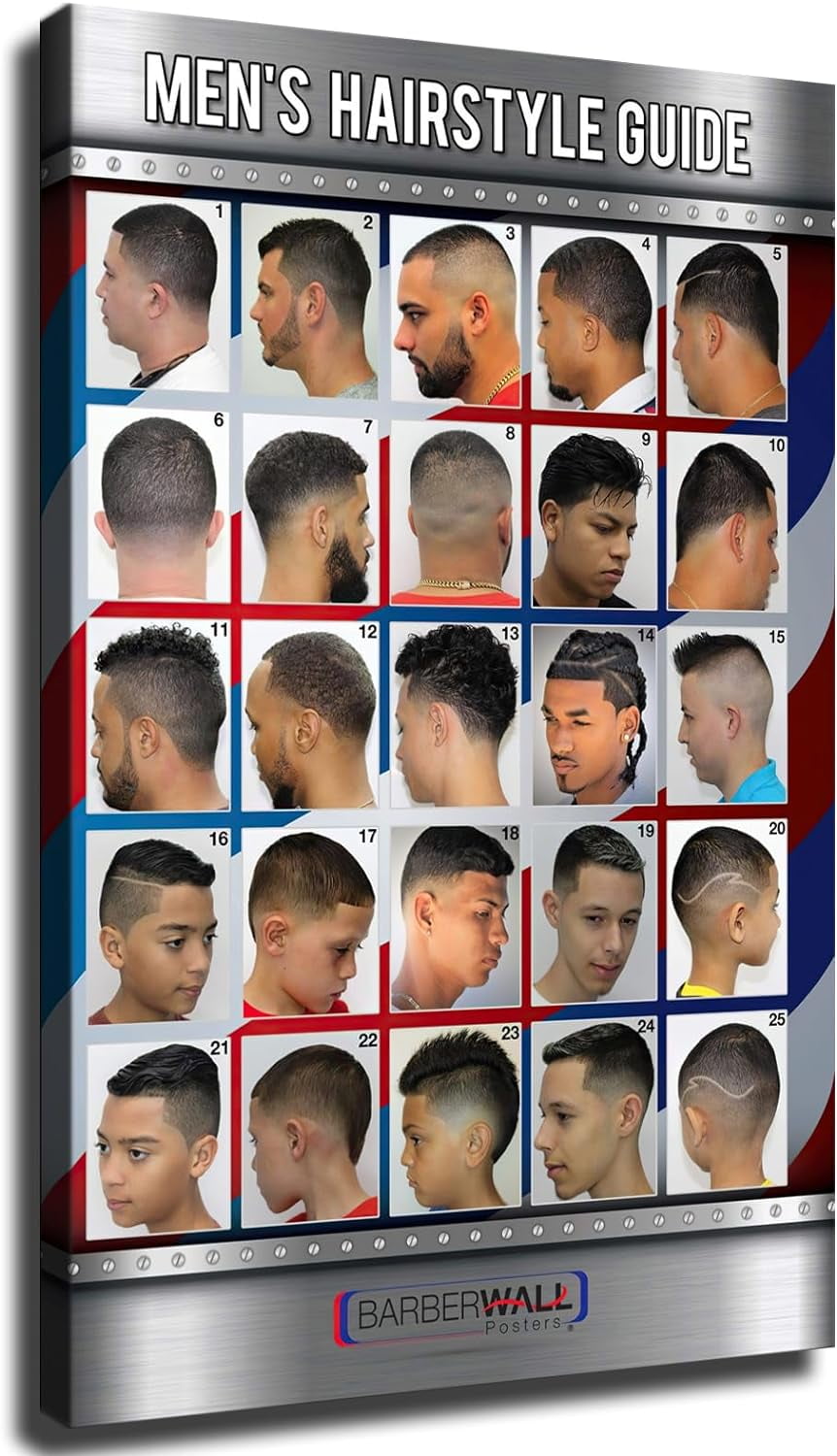 Barber Shop Men Haircut Beauty Salon Canvas Painting Art Poster Picture ...