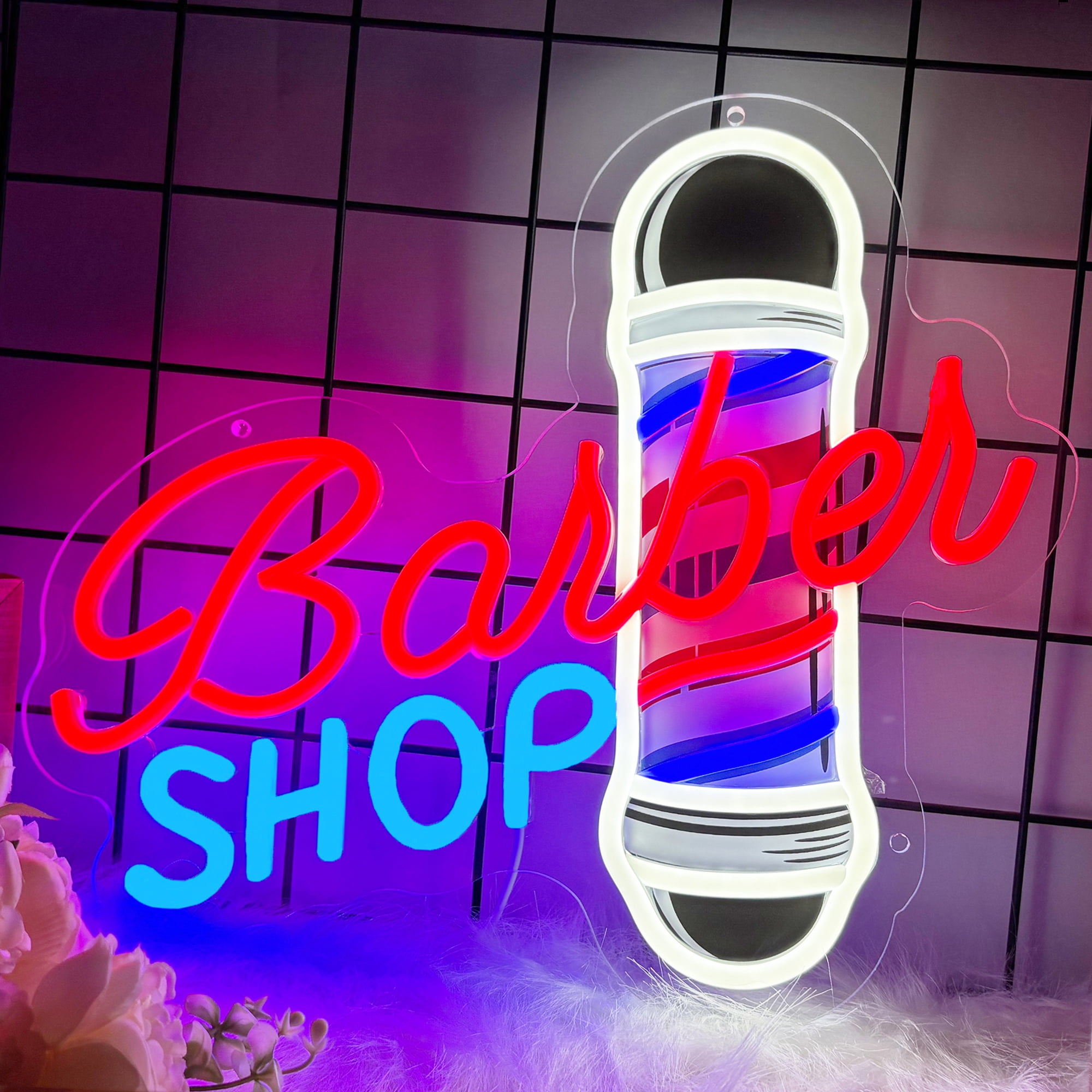 Barber Shop Neon Signs for Wall Decor, Barber Shop Led Signs Business ...