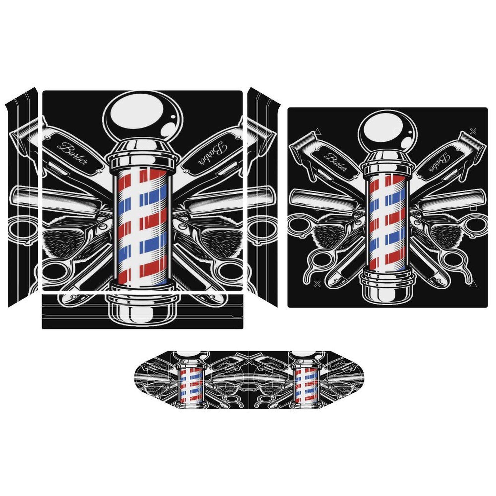 Barber Shop PS4/PS4 Pro/PS4 Slim Skin Sticker For Console And ...