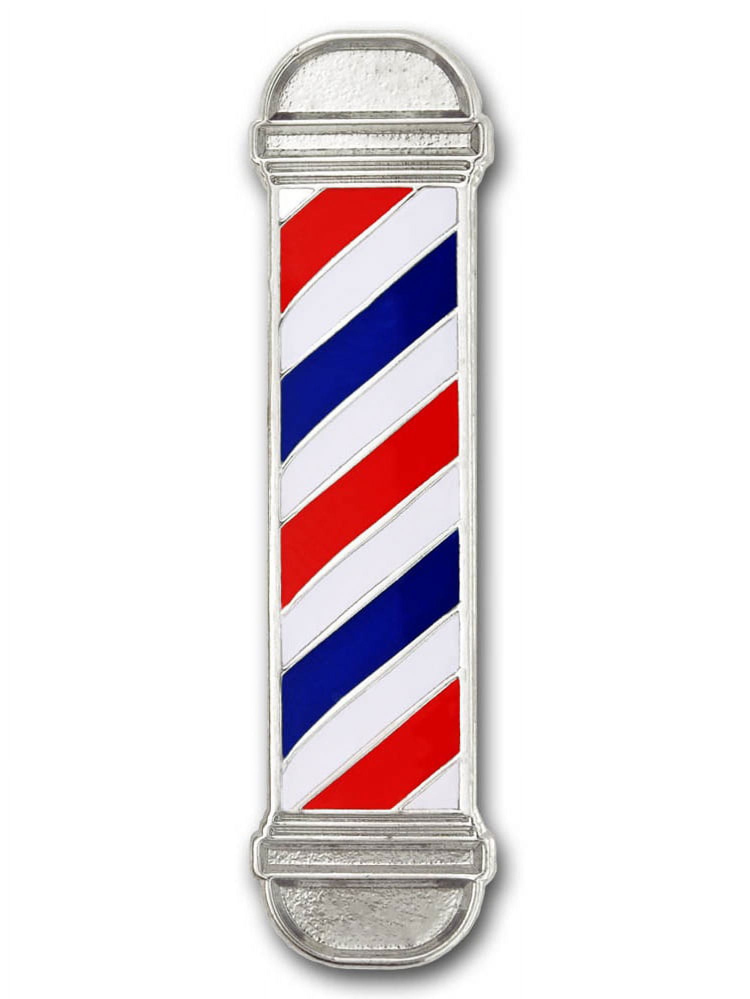 Barber Shop Pole Enamel Lapel Pin - Walmart.com