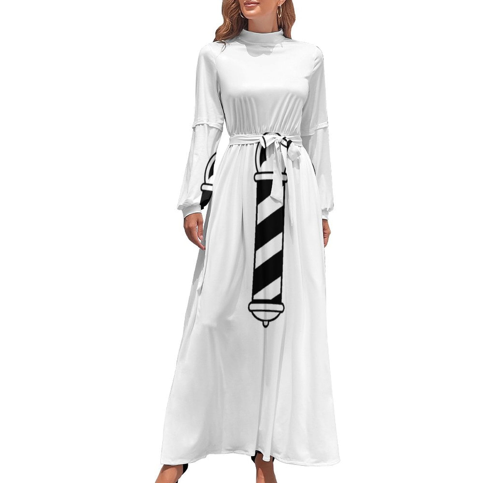 Barber Shop Pole Long Dress summer clothes ceremony dresses - Walmart.com