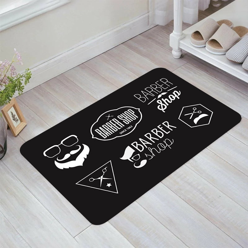 Barber Shop Sign Floor Mat Kitchen Carpet Room Rugs Carpets Home ...