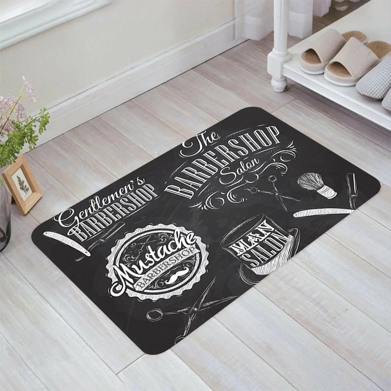 Barber Shop Sign Floor Mat Kitchen Carpet Room Rugs Carpets Home ...